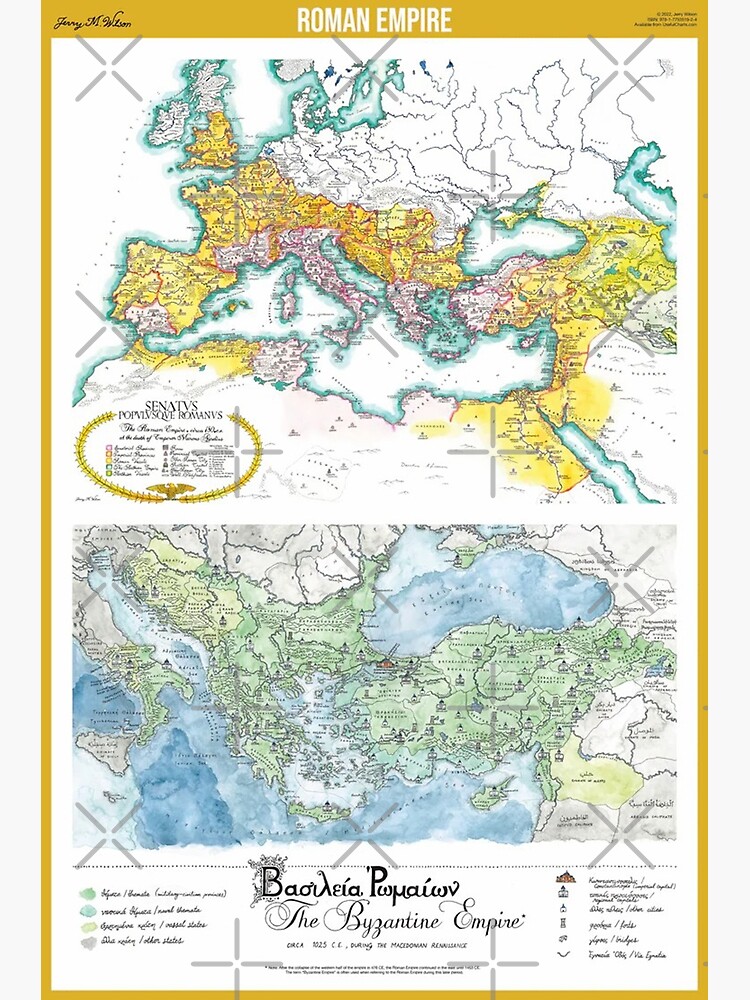 "Roman Empire Maps" Poster for Sale by JohnCNeale | Redbubble