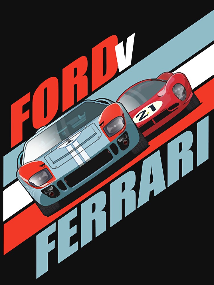 "Ford Vs Ferrari " Essential T-Shirt for Sale by MollyWill56046 | Redbubble