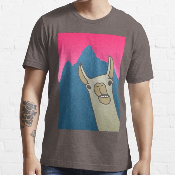 "Derpy Llama" T-shirt for Sale by Mintasous | Redbubble | llama t ...