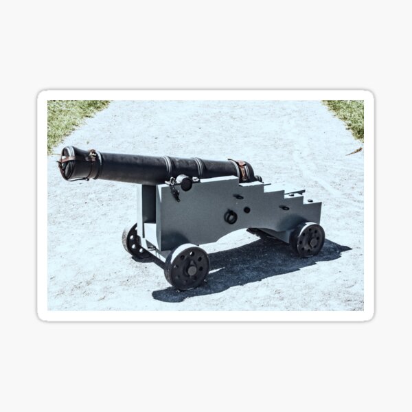 "Cannon Display" Sticker for Sale by Ruthie33 | Redbubble