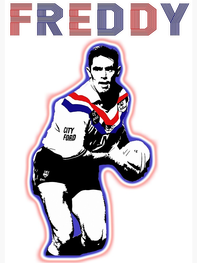 "Roosters - Freddie Fittler - 'Freddy'" Poster for Sale by Retro-Flow ...
