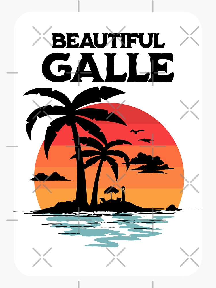 "Galle | Sri Lanka tourism | Sri Lanka traveling" Sticker for Sale by ...