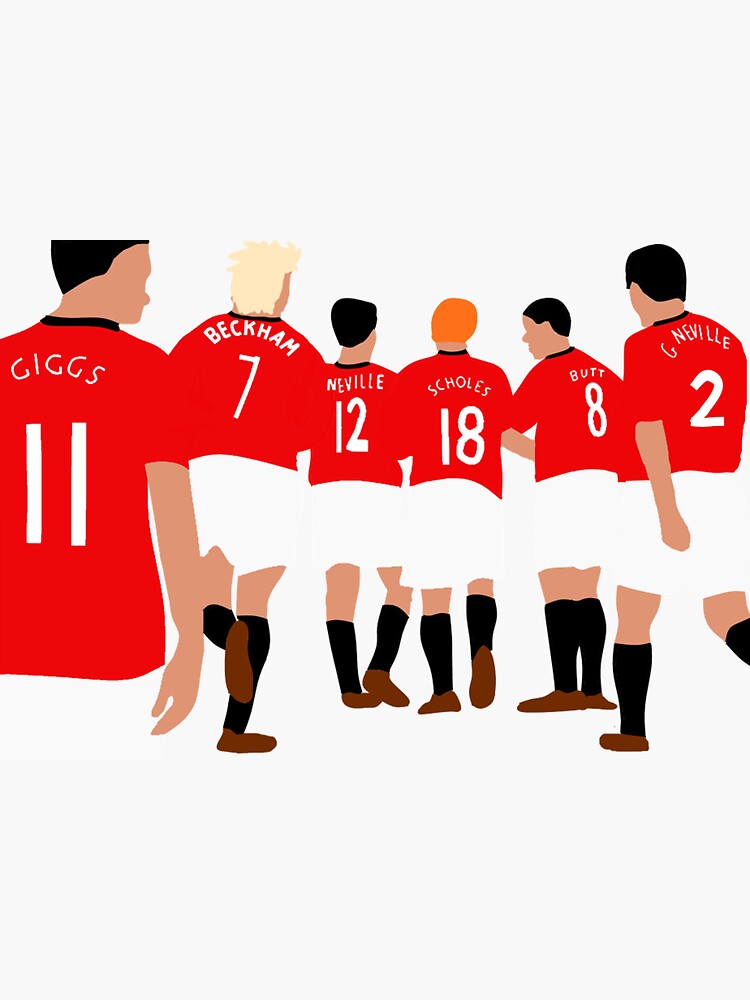 "Class of 92 - Manchester United Legends" Sticker for Sale by ...