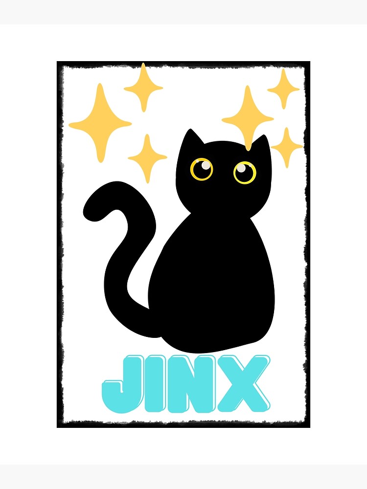 "Big foot jinx cat meme " Art Print for Sale by ChiraForUs | Redbubble