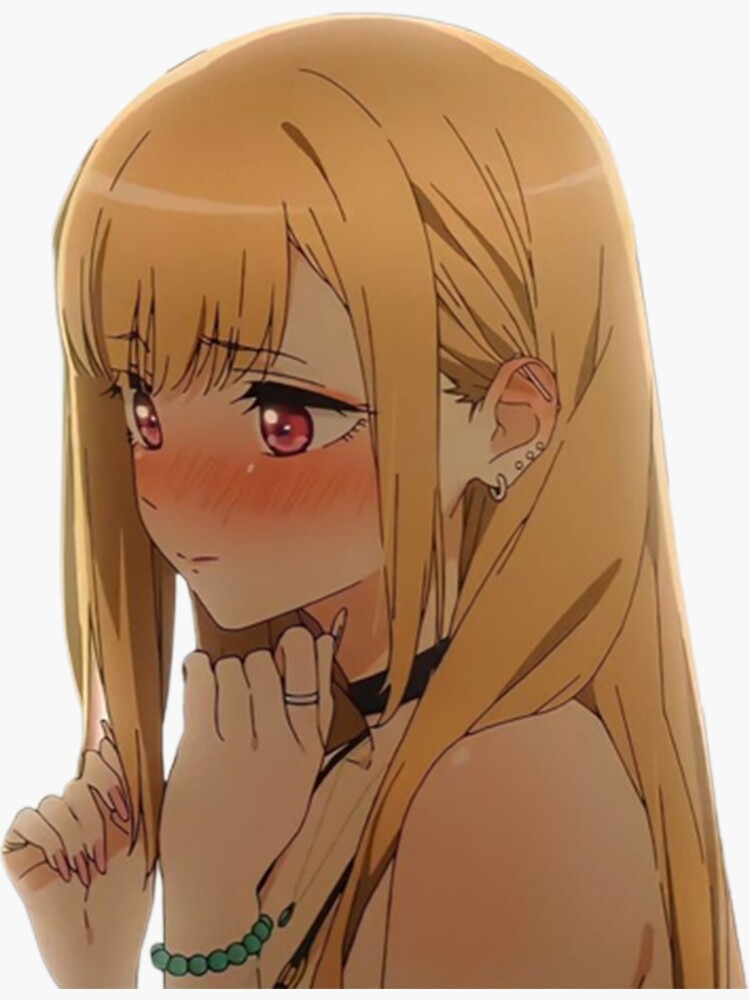 "Cute Marin Kitagawa My Dress Up Darling - Marin shy" Sticker for Sale by SM3KM | Redbubble