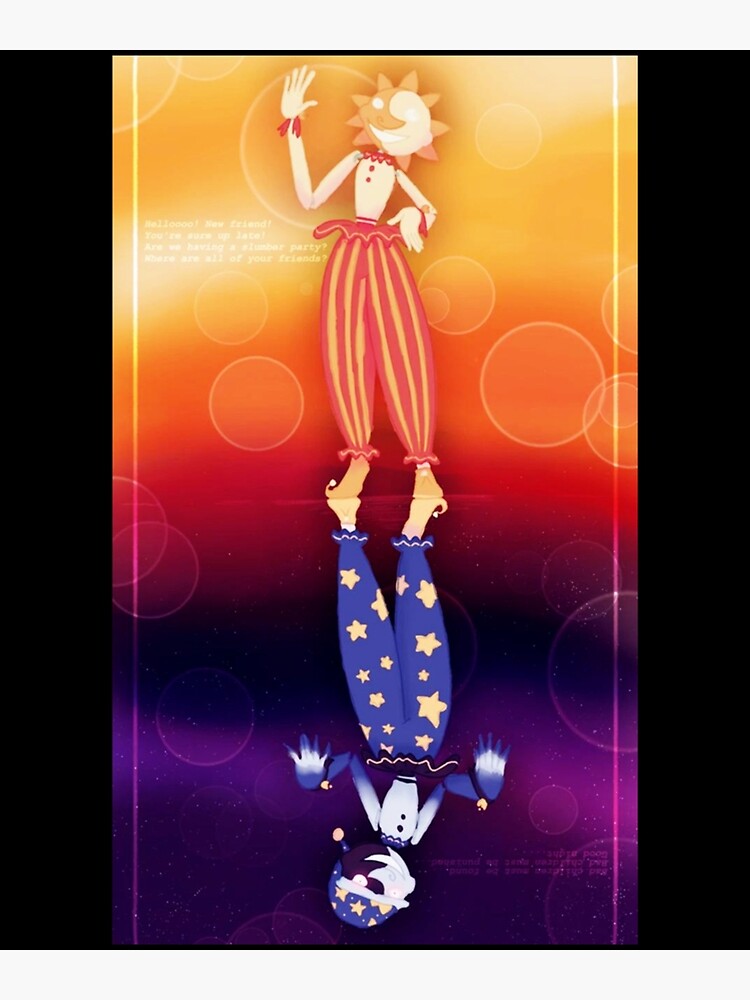 "Fnaf Security Breach Sun And Moon - opposite design II" Poster for ...