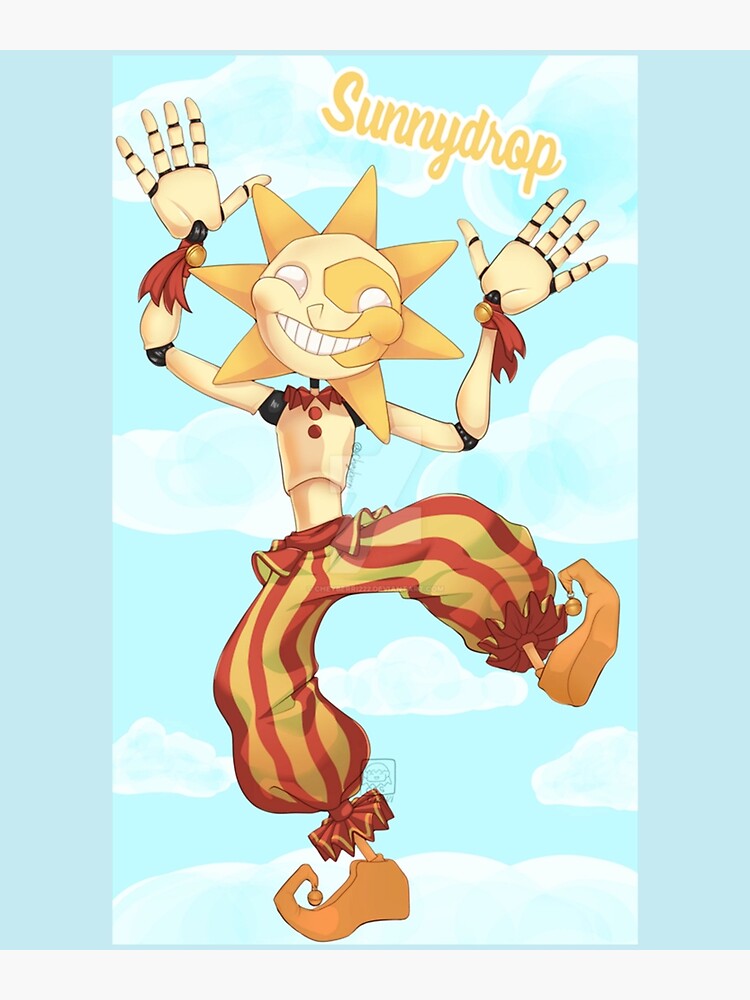 Fnaf Security Breach Sun And Moon - sunnydrop Premium Matte Vertical ...