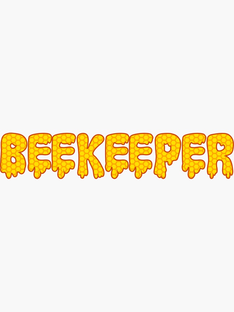 "Beekeeper sweet horror" Sticker for Sale by obeebot | Redbubble