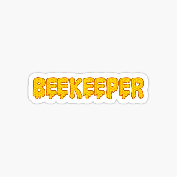 "Beekeeper sweet horror" Sticker for Sale by obeebot | Redbubble