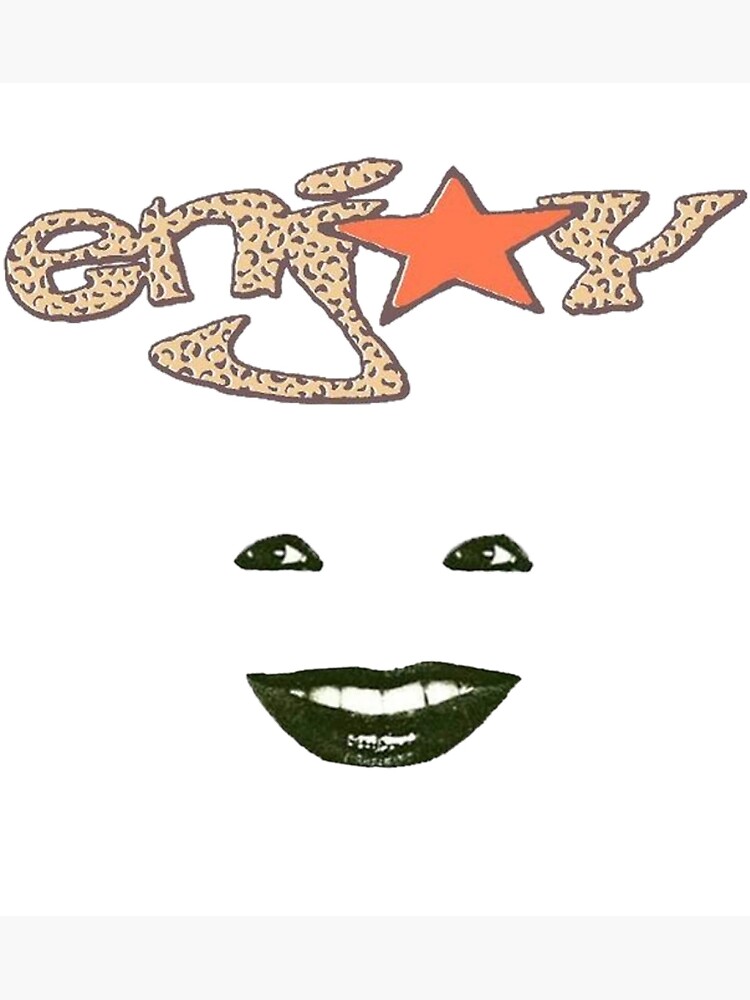 "Enjoy Logo" Poster for Sale by kokichy | Redbubble