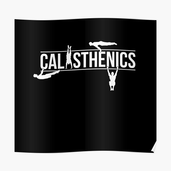 "Calisthenics Pull up Street Workout" Poster for Sale by Anastasiaa8 ...