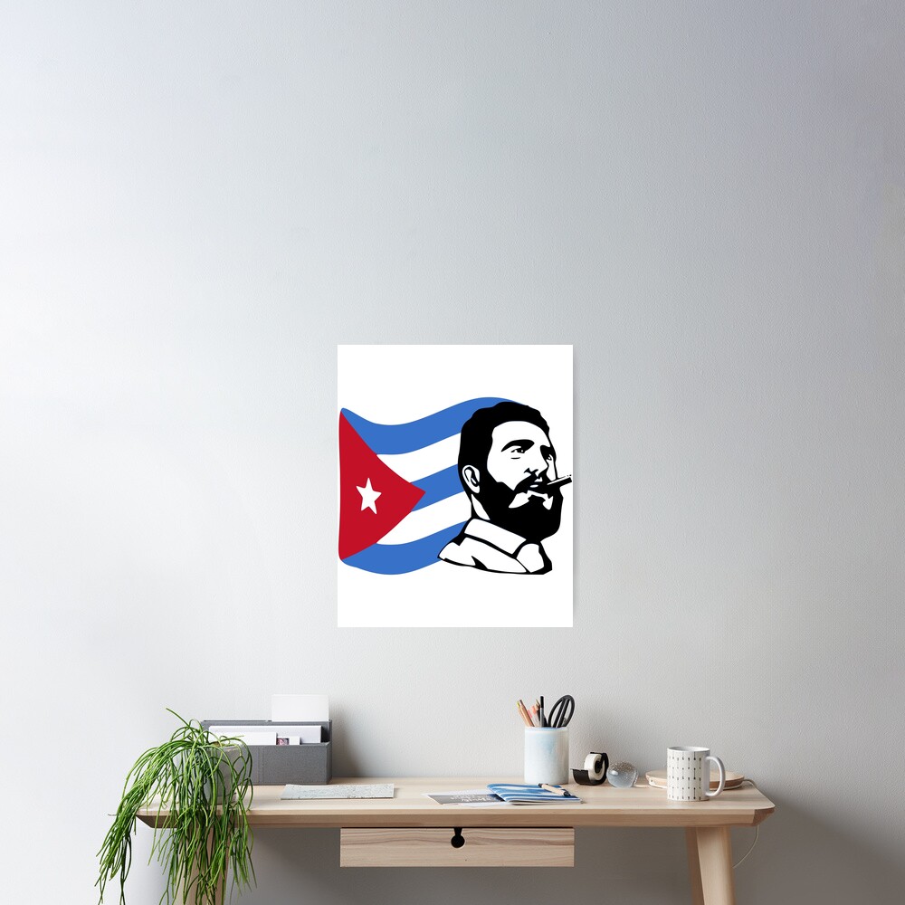 Póster «plantilla de fidel castro» de bumblethebee | Redbubble