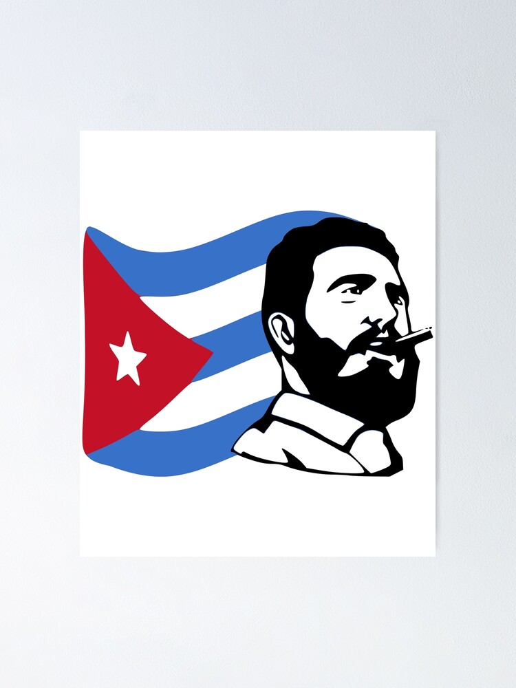 Póster «plantilla de fidel castro» de bumblethebee | Redbubble