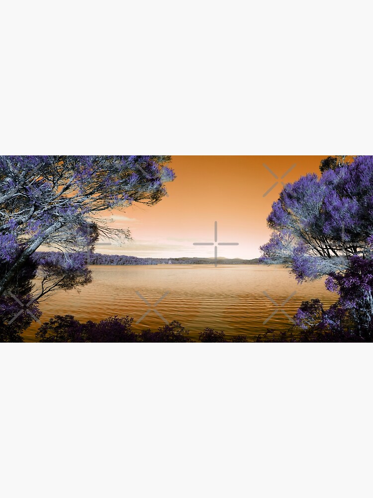 "Wallaga Lake (inverted pan)" Sticker for Sale by rom01 | Redbubble