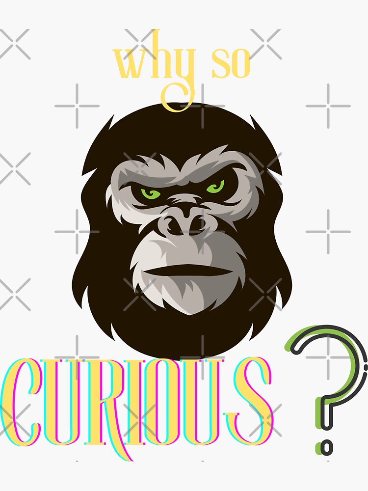 "Why so curious? Why so curious?" Sticker for Sale by PerfectBlend ...