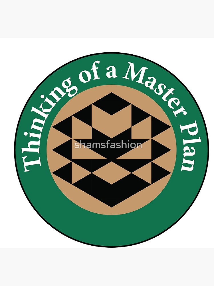 "Master Plan" Poster for Sale by shamsfashion | Redbubble