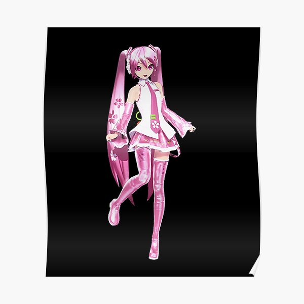 "Sakura Miku " Poster for Sale by 1piecestore | Redbubble
