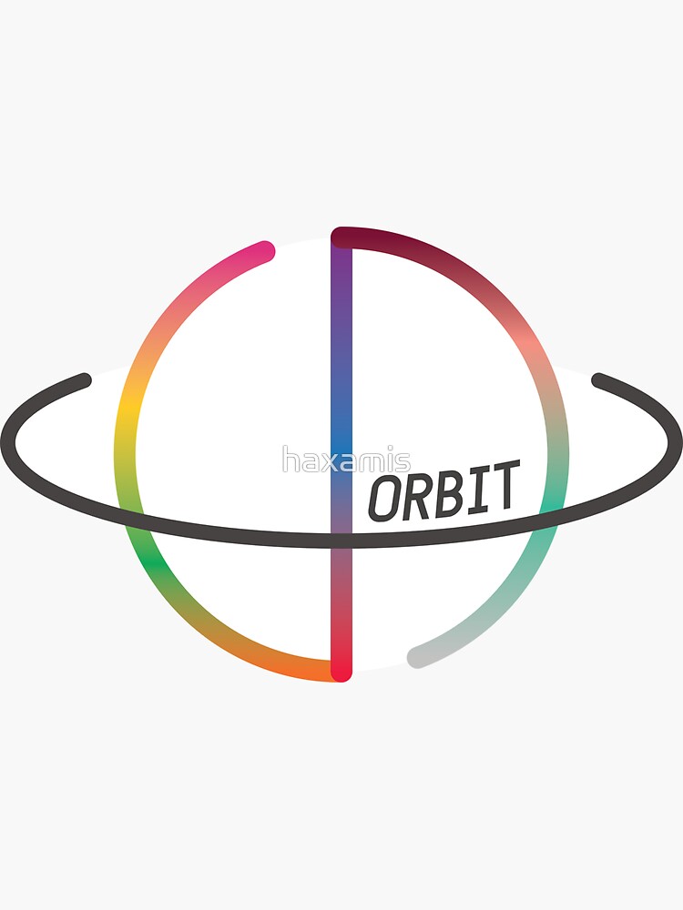"LOONA Orbit logo" Sticker for Sale by haxamis | Redbubble