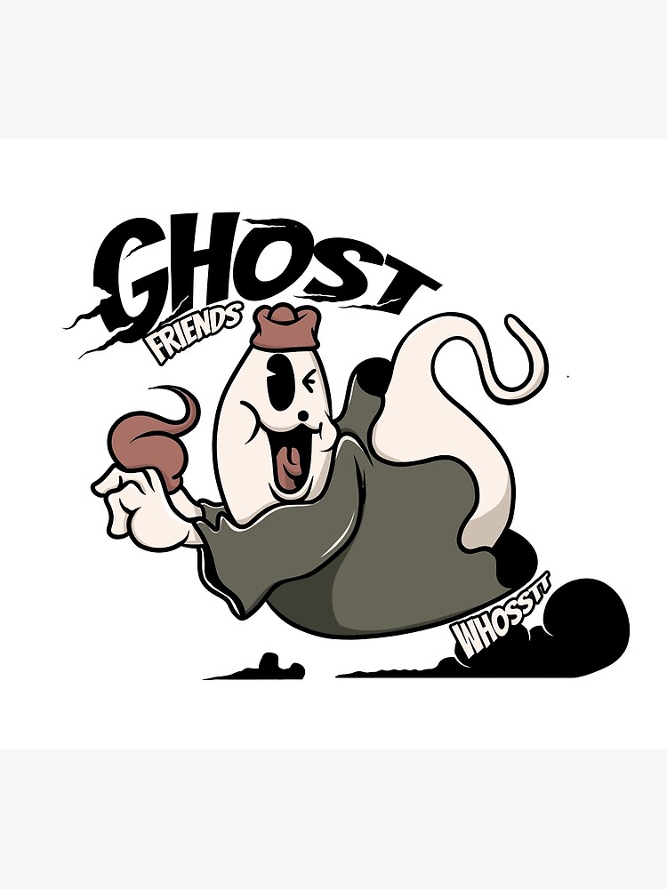 "Ghost Friends" Poster for Sale by Andreasrens | Redbubble