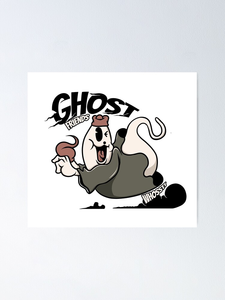 "Ghost Friends" Poster for Sale by Andreasrens | Redbubble