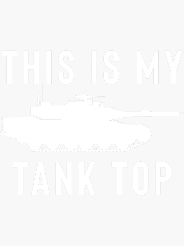 "M1 Abrams Tank Funny Sarcastic Military Pun Gift" Sticker for Sale by ...