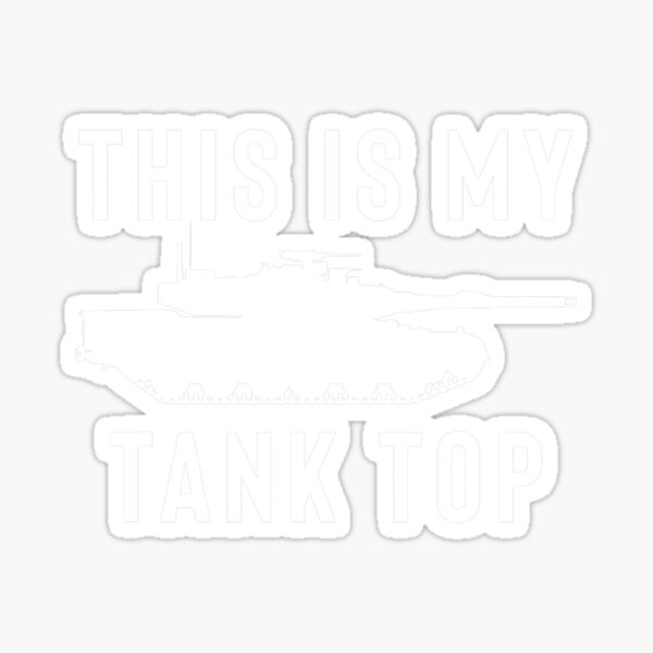"M1 Abrams Tank Funny Sarcastic Military Pun Gift" Sticker for Sale by ...