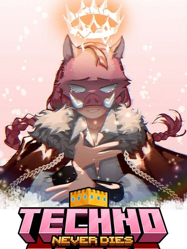 "RIP Technoblade Never Dies , Technoblade Poster, GGEZ Technoblade ...