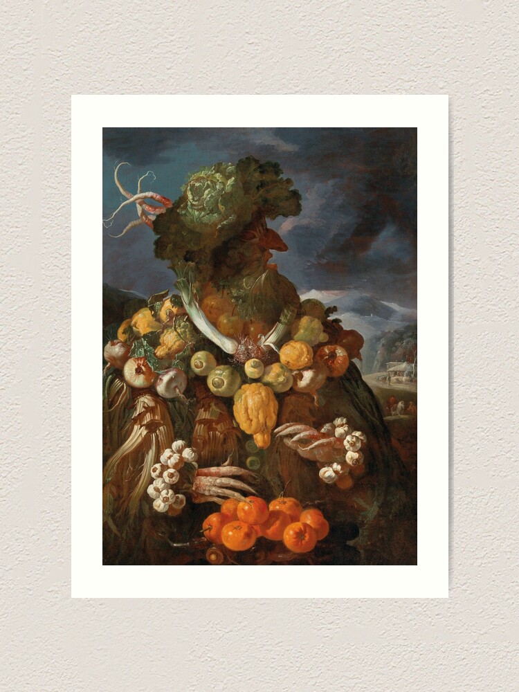 "An Anthropomorphic Allegory of Winter | Giovanni Paolo Castelli | 1715 ...