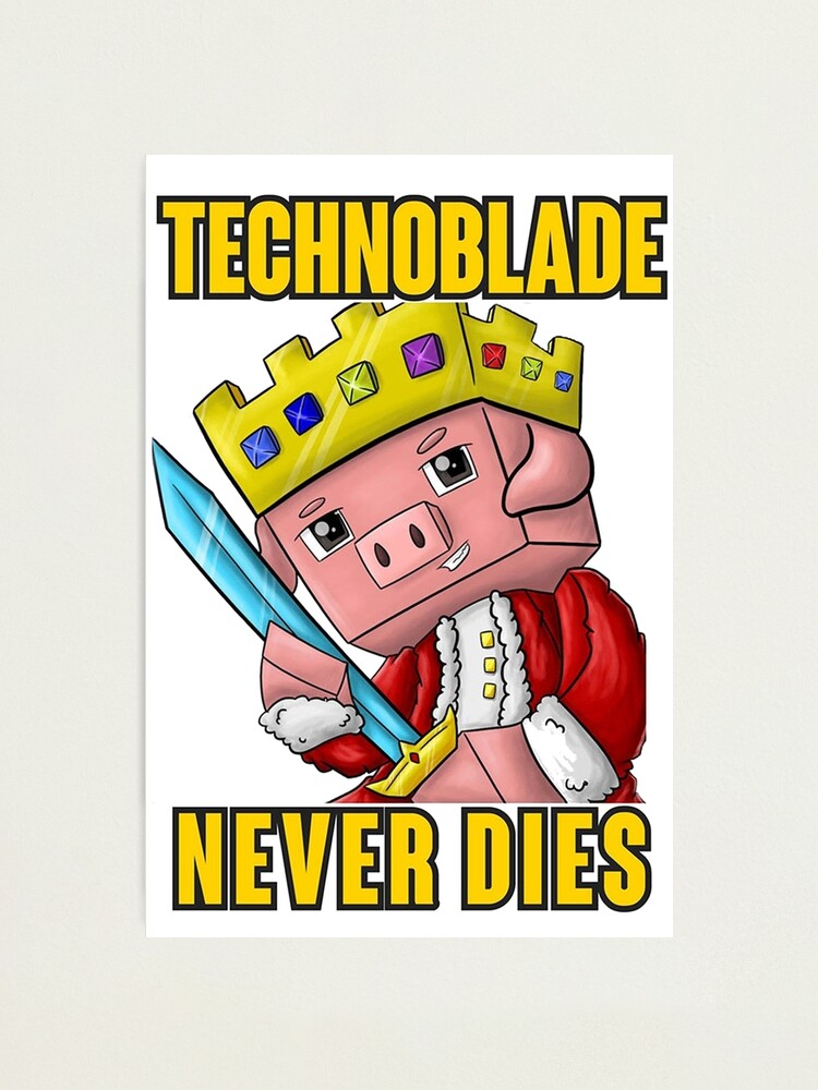 "Technoblade Never Dies 2022" Photographic Print for Sale by ...