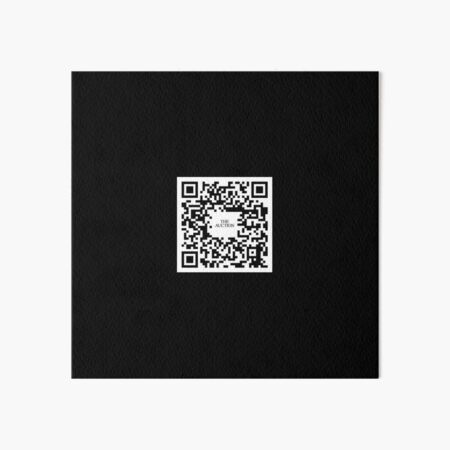 "The Auction QR Code" Art Board Print for Sale by FandomPlanet | Redbubble