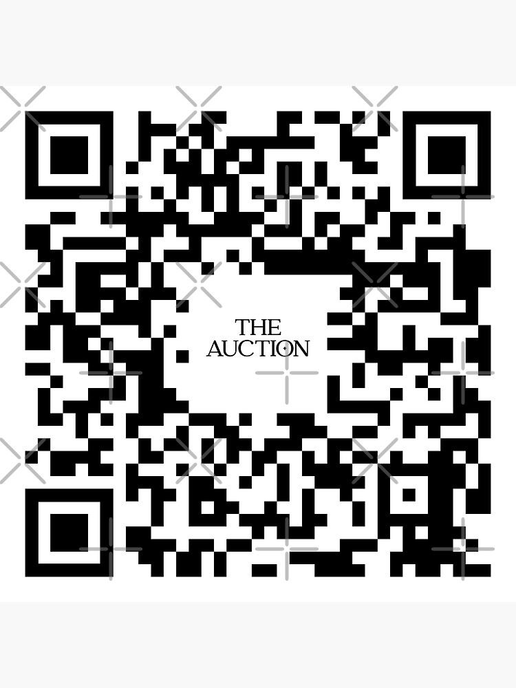 "The Auction QR Code" Sticker for Sale by FandomPlanet | Redbubble