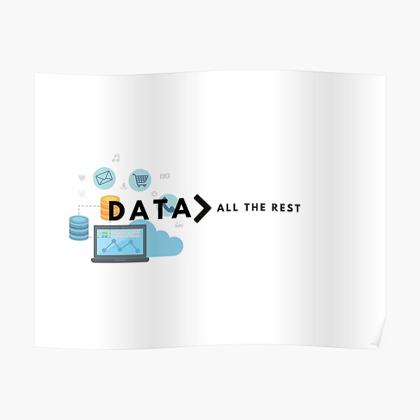 "Big data, data scientist meme, data analysis" Poster for Sale by T-Look | Redbubble