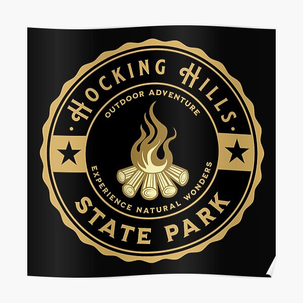 "Hocking Hills State Park Hocking Hills" Poster for Sale by CattlettArt ...