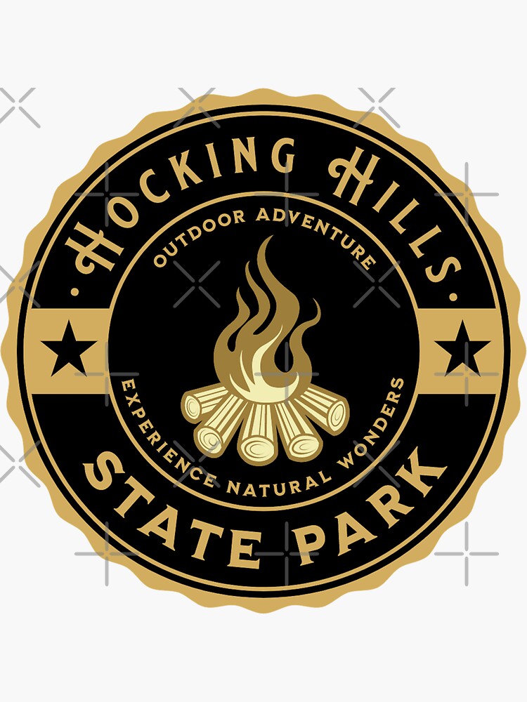 "Hocking Hills State Park Hocking Hills" Sticker for Sale by ...