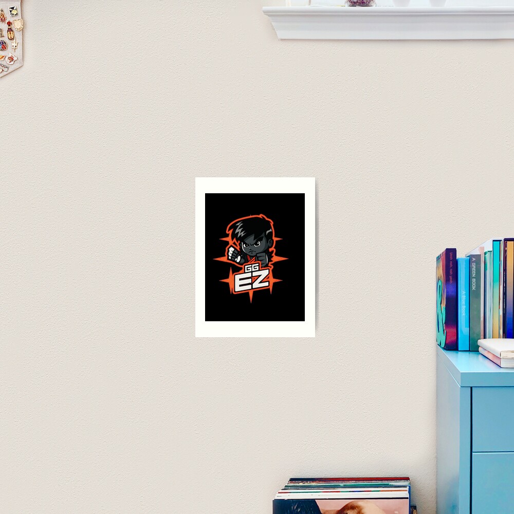 "GG EZ MEME Gamer design" Art Print for Sale by Boztik-Designs | Redbubble