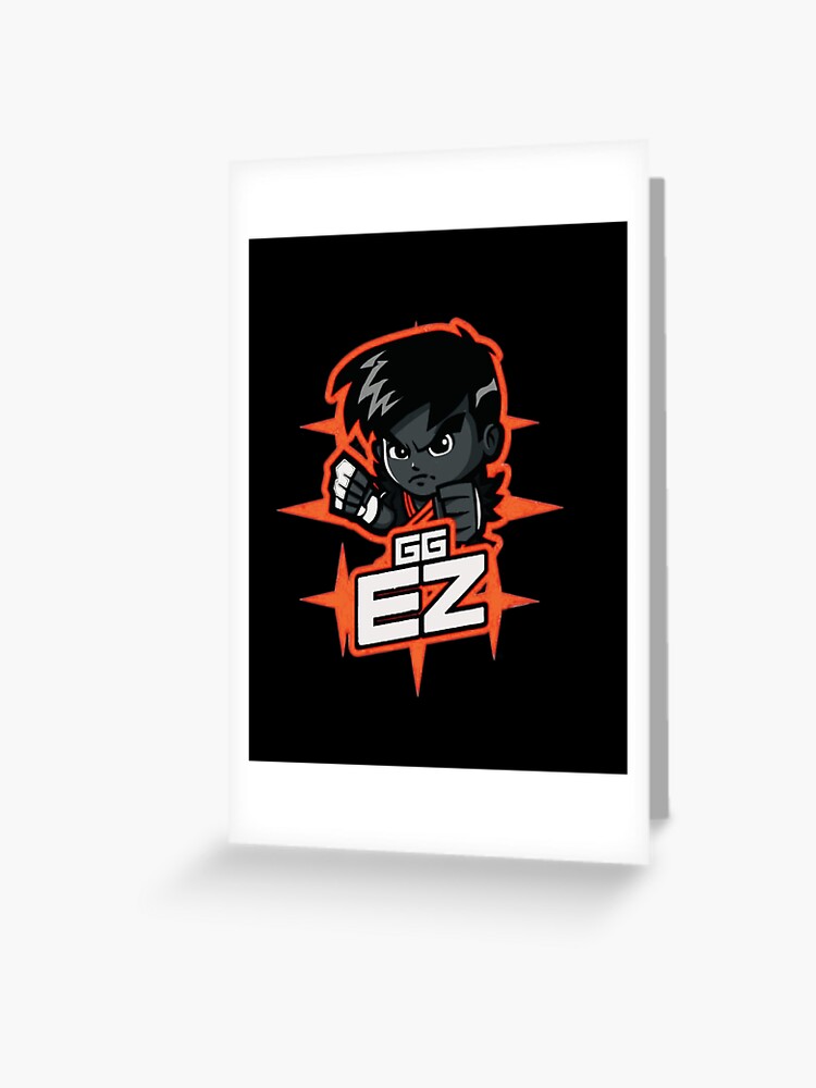 "GG EZ MEME Gamer design" Greeting Card for Sale by Boztik-Designs ...