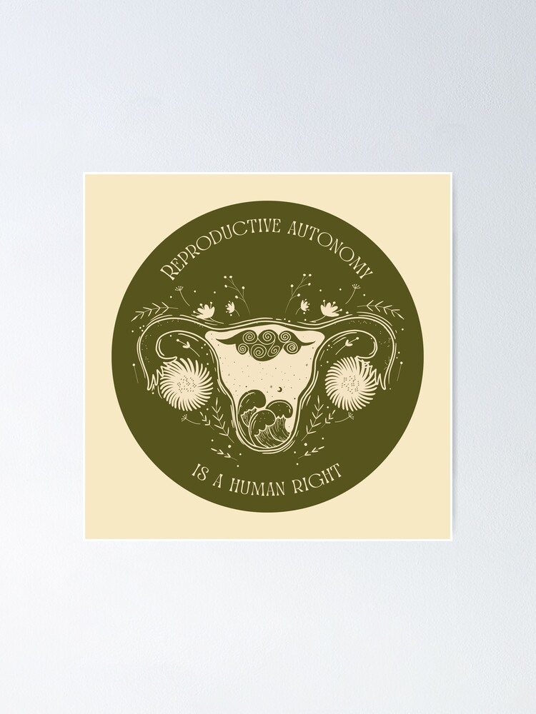 "Reproductive Autonomy is a Human Right" Poster for Sale by toadsforall ...