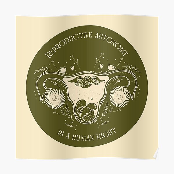 "Reproductive Autonomy is a Human Right" Poster for Sale by toadsforall ...