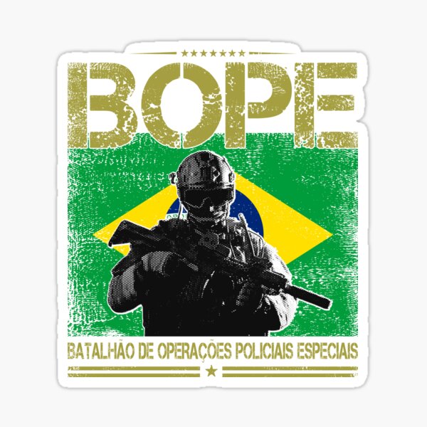"BOPE Brazil Police Special Forces " Sticker for Sale by turbineur ...