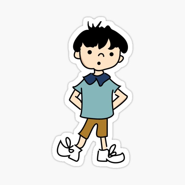 "Cute Boy" Sticker for Sale by sMsFernan | Redbubble