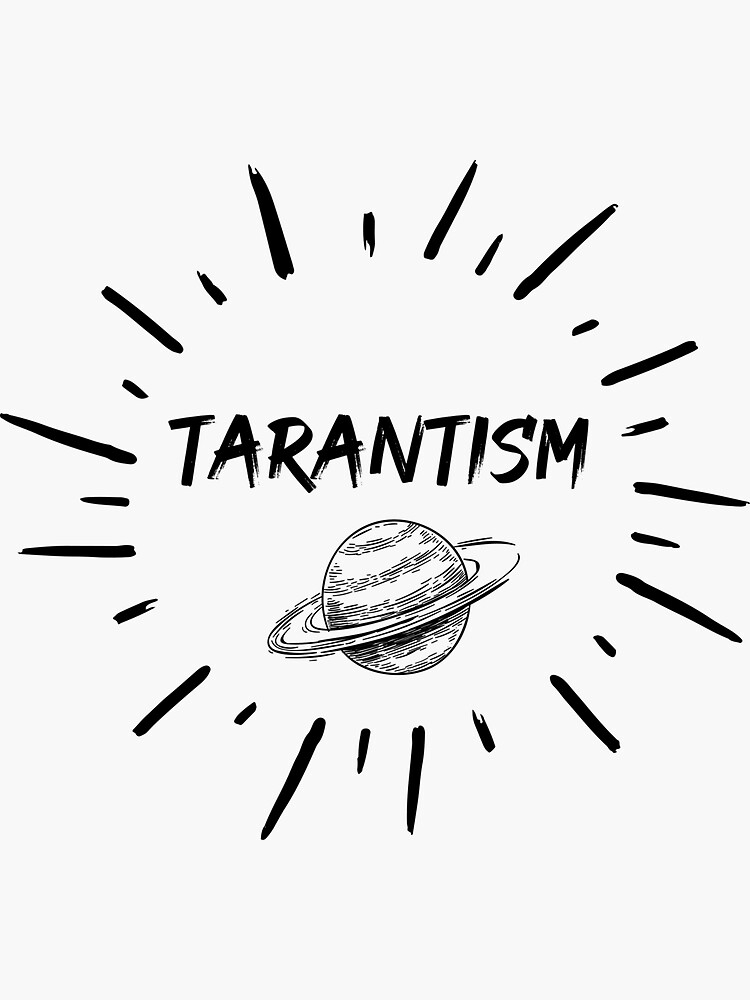 "TARANTISM - DIFFERENT T-SHIRT" Sticker for Sale by Nirvawna | Redbubble
