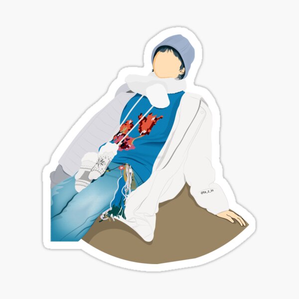 "BTS RM" Sticker for Sale by ayshatazin | Redbubble