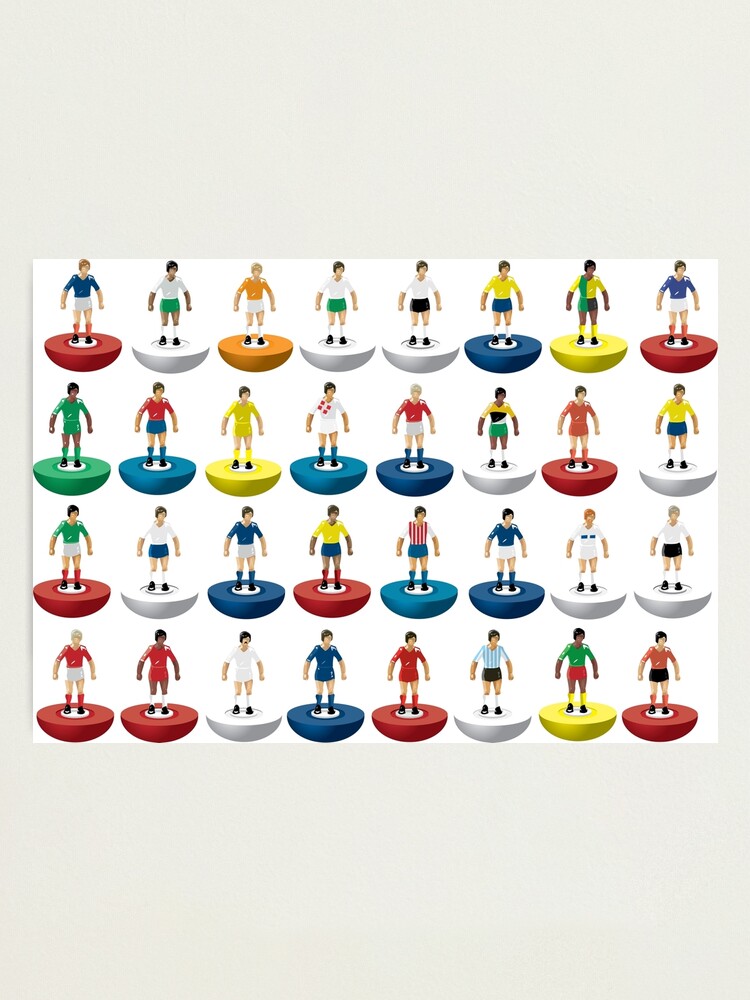 "World Subbuteo players" Photographic Print by YSied | Redbubble