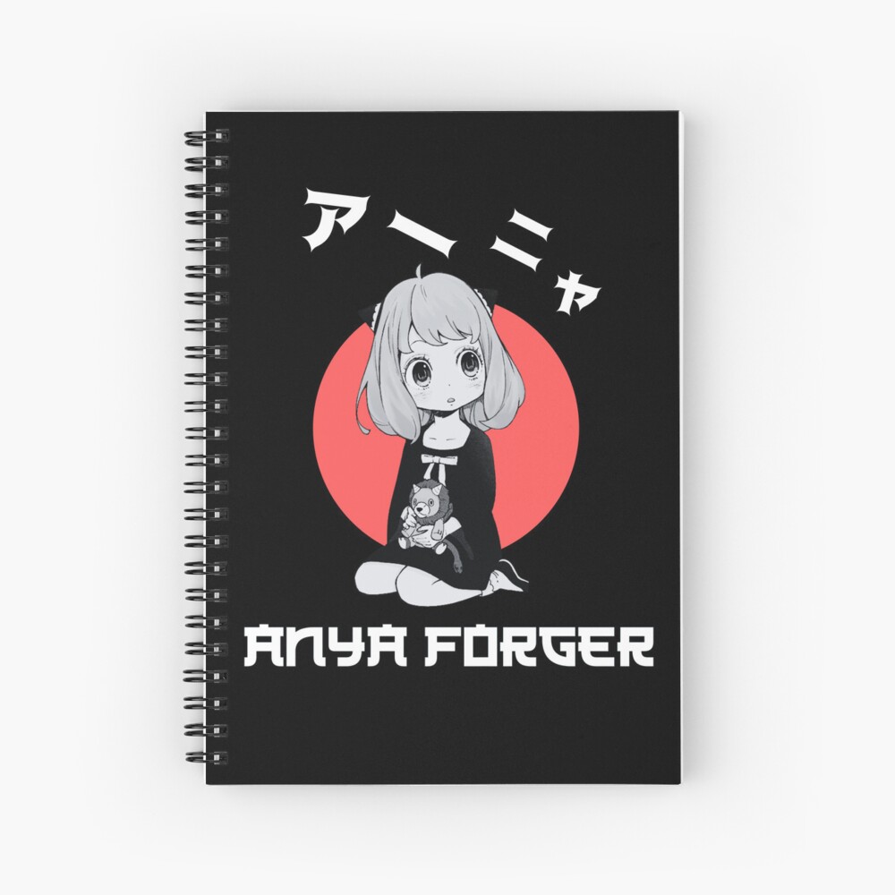 "[SALE ] ⭐⭐⭐⭐⭐ Anya Forger | SPY X FAMILY" Spiral Notebook by YOUBI1kz ...