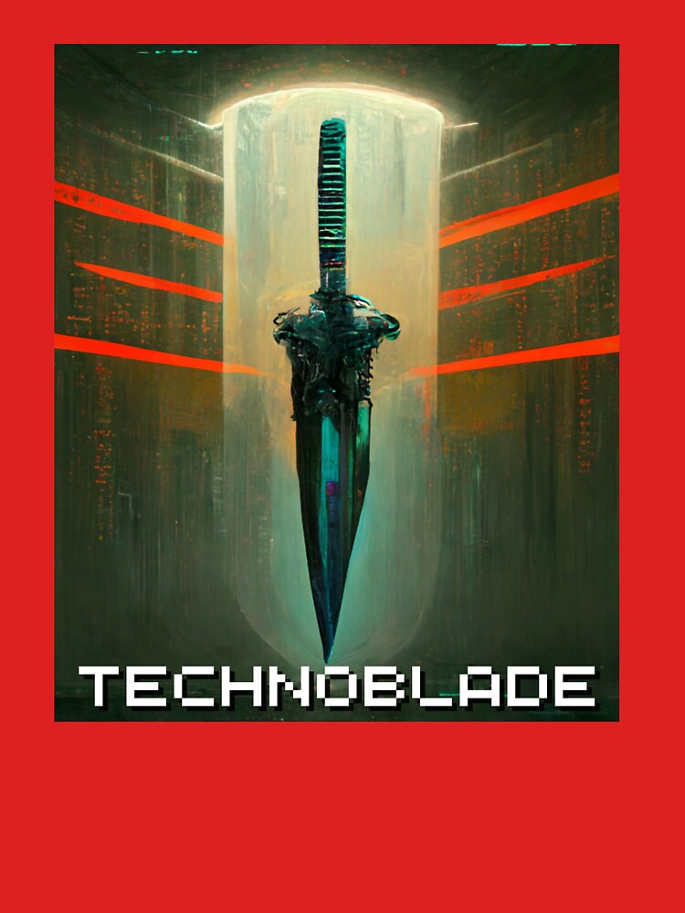 "Technoblade sword by Artificial Intelligence" T-shirt for Sale by ...