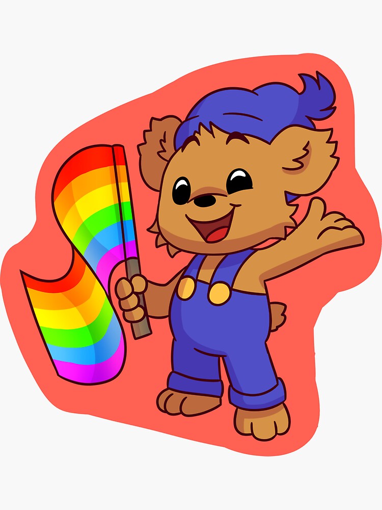 "Bamse Pride" Sticker for Sale by whizmii | Redbubble