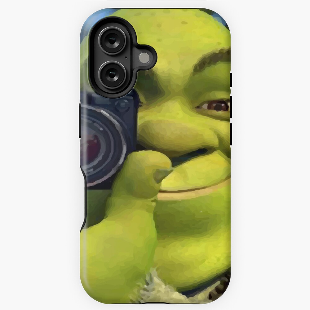 "Shrek caught in 4k camera meme" Sticker for Sale by cloudwaifu | Redbubble