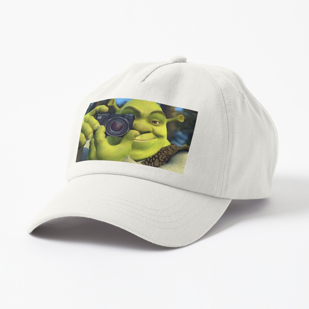 "Shrek caught in 4k camera meme" Sticker for Sale by cloudwaifu | Redbubble