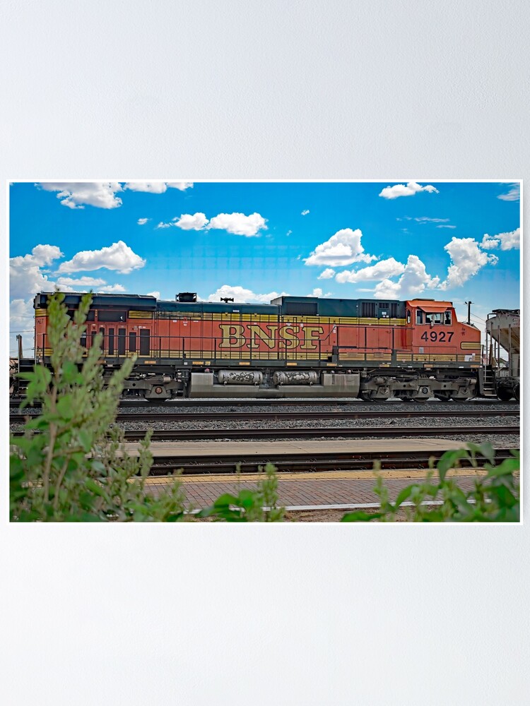 "BNSF Locomotive" Poster for Sale by LarryNaderPhoto | Redbubble