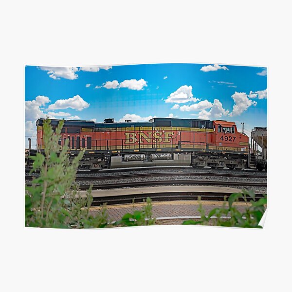 "BNSF Locomotive" Poster for Sale by LarryNaderPhoto | Redbubble